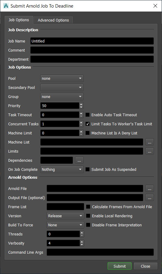 Arnold Standalone — Deadline 10.4.2.2 documentation